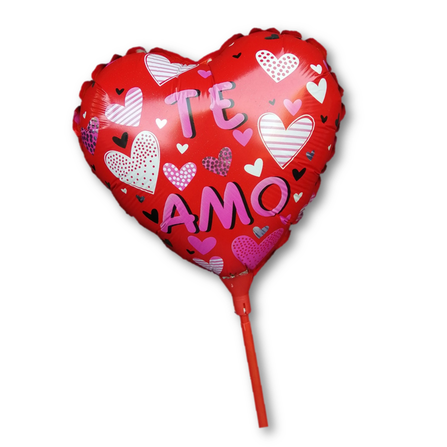 Globos Corazón Te Amo | Flores Pumahue | Tienda Online